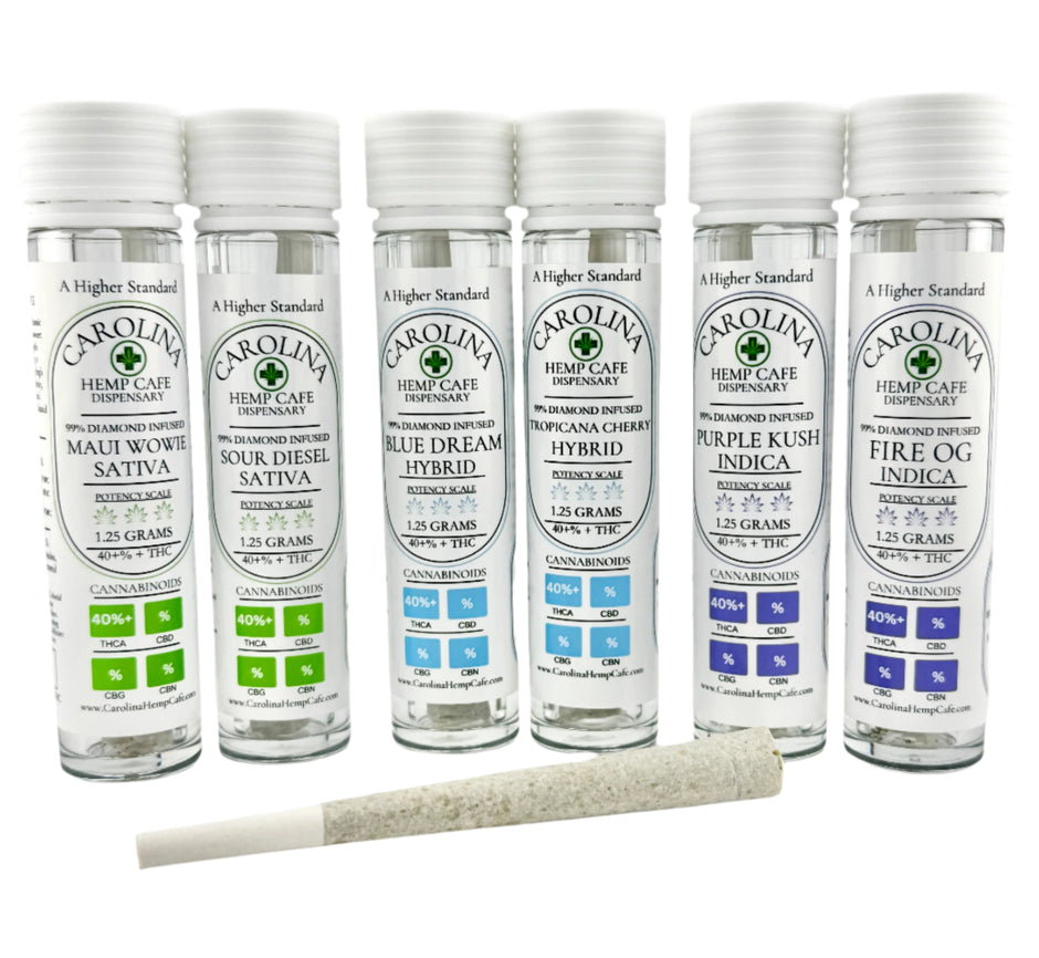 THCA Pre Rolls for Sale | Free Shipping Over $25 – Carolina Hemp Cafe