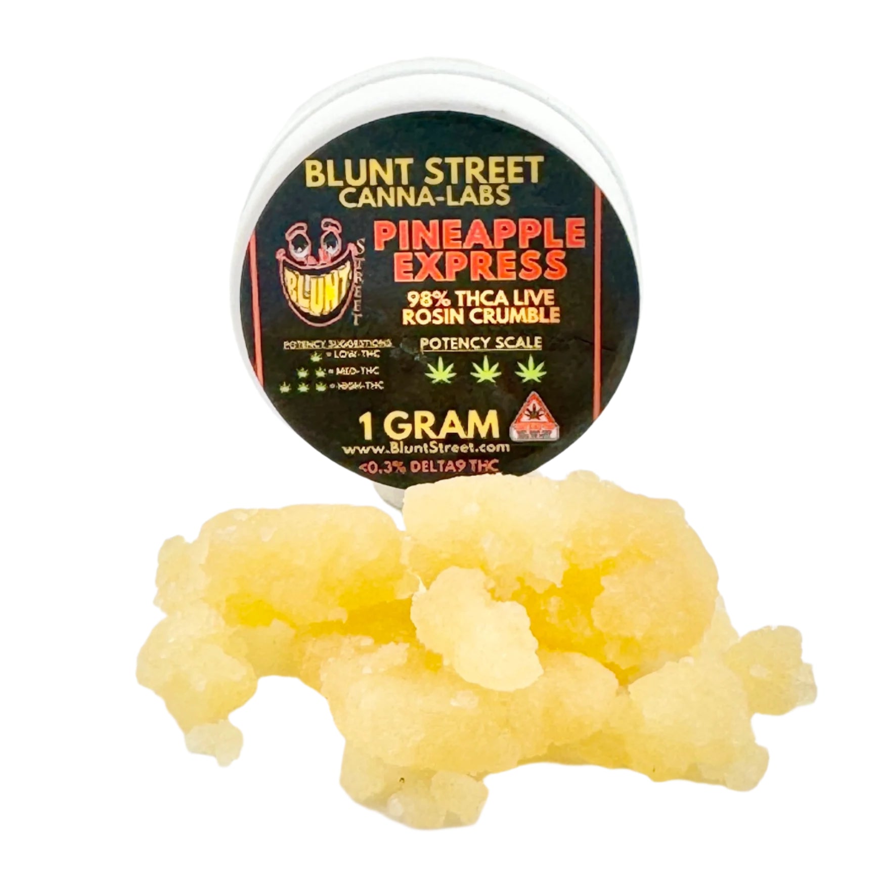 Pineapple Express THCA Crumble | Carolina Hemp Cafe