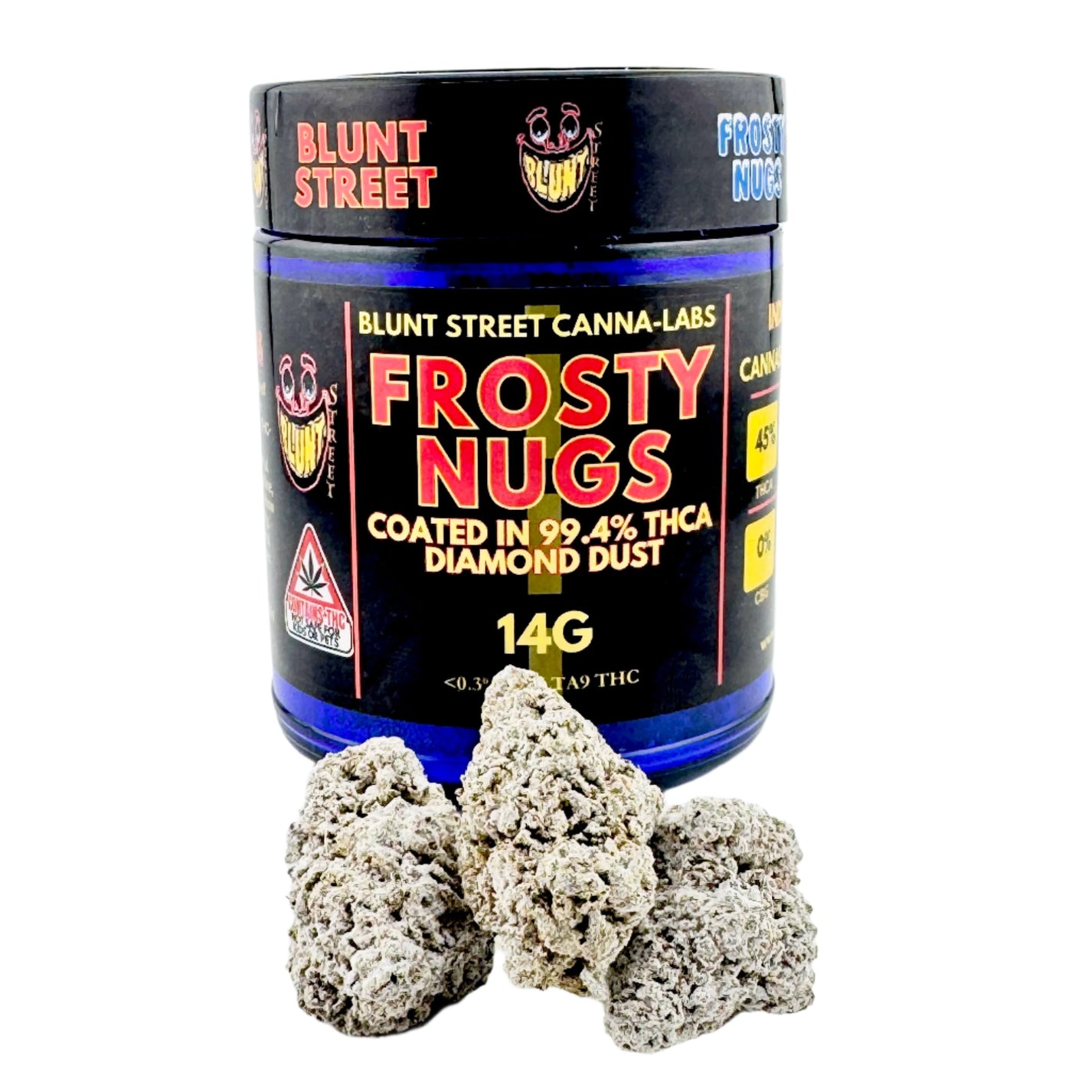 Frosty Nugs 99.4% THCA Diamond Infused Flower | Snowballs – Carolina ...