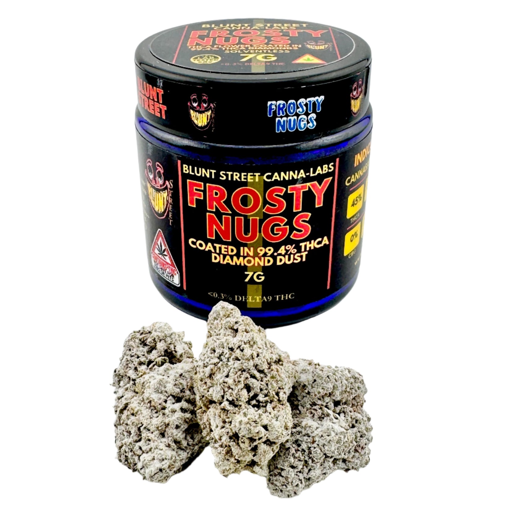 Frosty Nugs 99.4% THCA Diamond Infused Flower | Snowballs – Carolina ...
