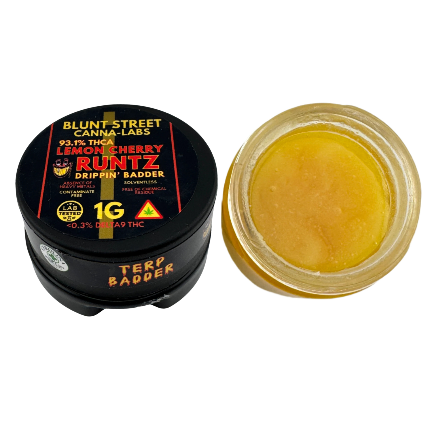 Lemon Cherry Runtz Terp Badder - 92.9% THCA | Full Flavor Dabs ...